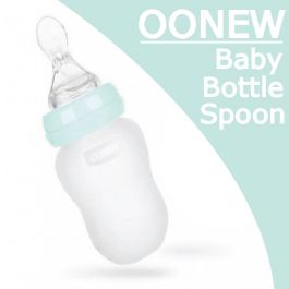 ขวดนมป้อนอาหาร สำหรับเด็ก OONEW Baby bottle Spoon ขนาด 66 x 170 ซม. 180 มล.