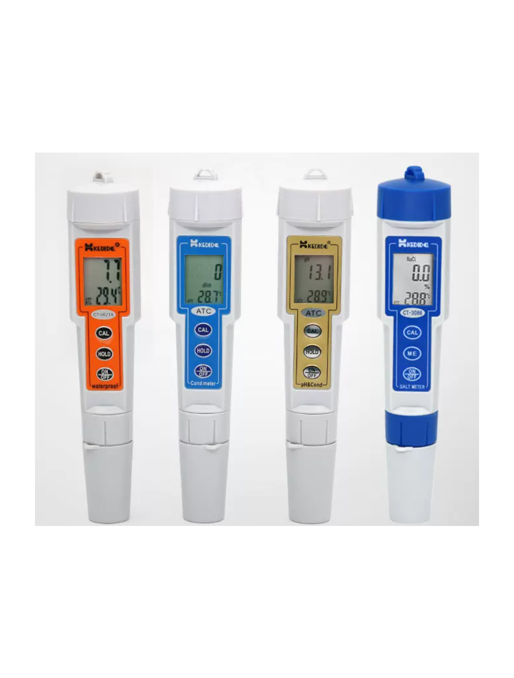 Shopklub | เครื่องวัดความเป็นกรด-ด่างแบบปากกา วัดความเค็ม อุณหภูมิ ph ...