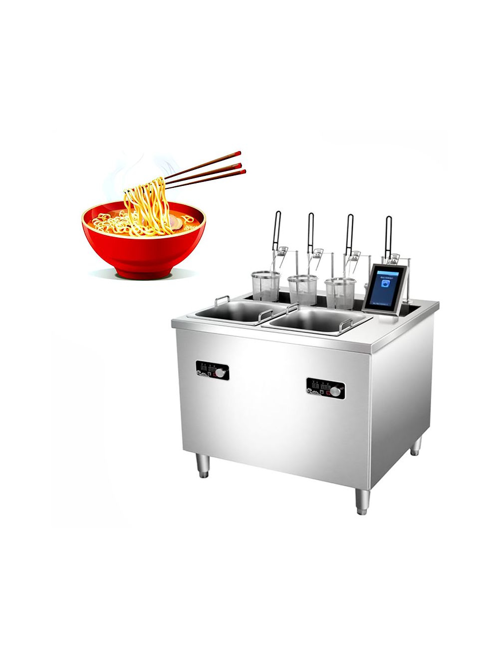 Shopklub | เครื่องต้มบะหมี่อัตโนมัติ Smart Noodle Boiler 380V 8.5KW 18L ...