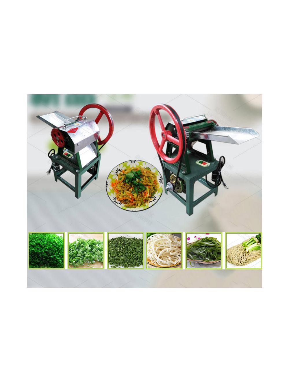 เครื่องหั่นแว่น ต้นหอม กุ้ยฉ่าย มือหมุน Slicer onion chives hand ...