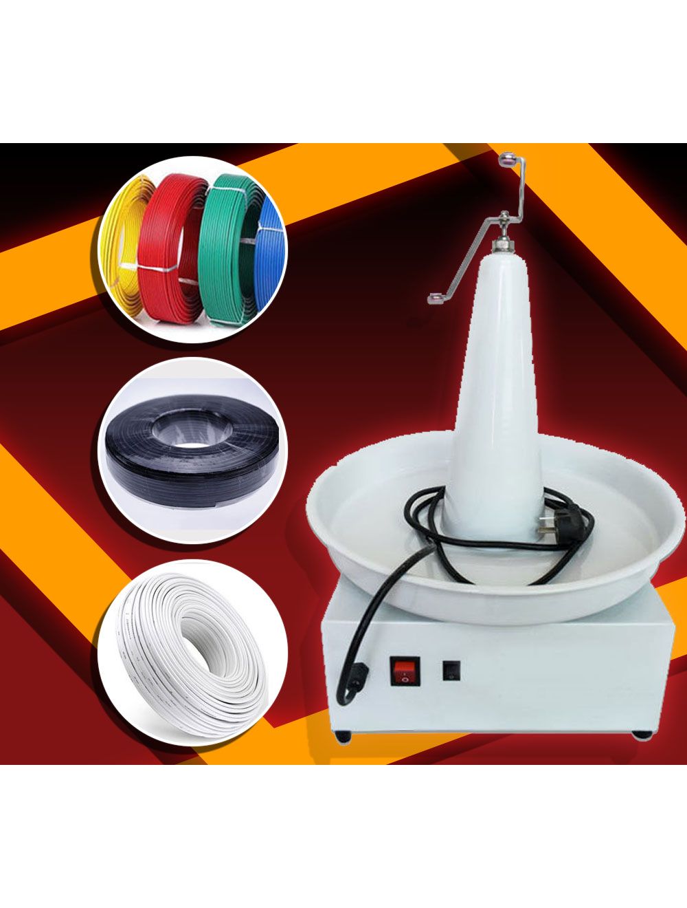 เครื่องม้วนสายไฟ สายเคเบิ้ล automatic reel wire and cable wire feeder ...