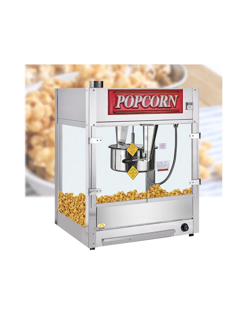 เครื่องทำป๊อปคอร์น แบบตั้งโต๊ะ Commercial Desktop Popcorn Machine ขนาด ...