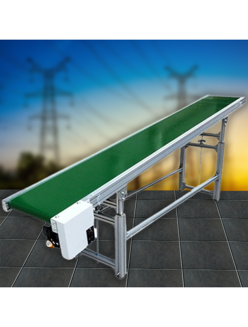 Shopklub | สายพานลำเลียงไฟฟ้า Non-Slip Leg PVC Belt คุณภาพสูง | 2.shopklub