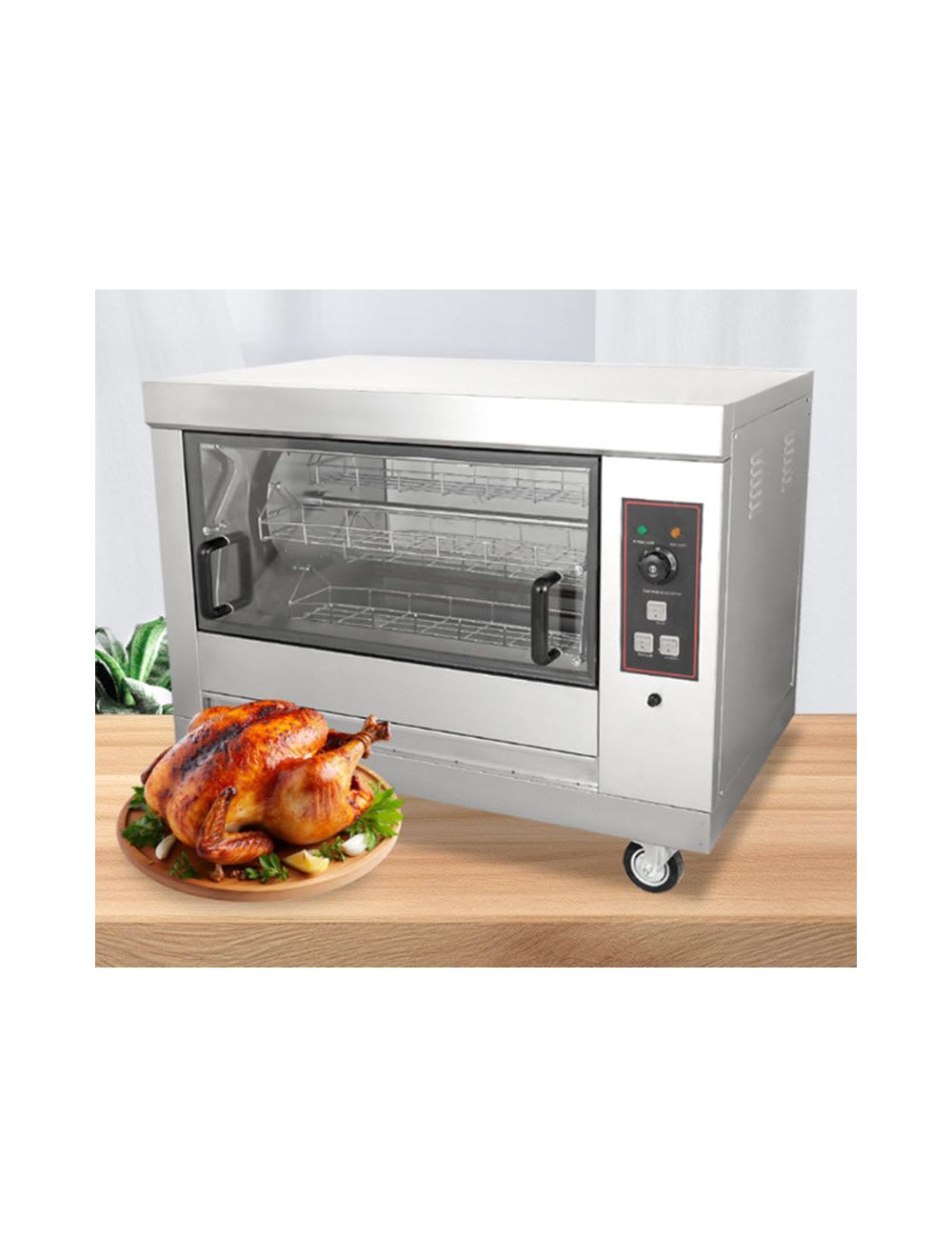 Shopklub | เตาอบไก่ระบบหมุน ขนาดกลาง สำหรับร้านอาหาร เชิงพาณิชย์ ...